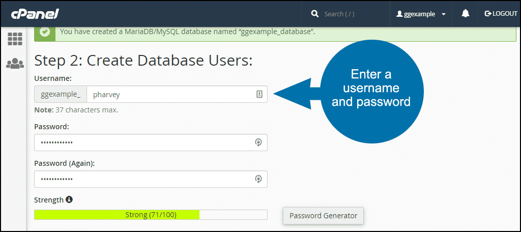 如何在cPanel - GreenGeeks中建立新的MySQL数据库和用户 - 雷竞技下载app官网